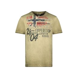 Geographical Norway Shirt "Jelegant" in Khaki - 62% | Gr&ouml;&szlig;e 140 | Kinder-oberteile