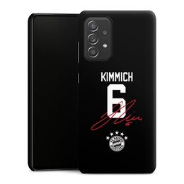 DeinDesign Galaxy A52s 5G Handy Premium Case Smartphone Handyh&uuml;lle Schutzh&uuml;lle matt Kimmich Fc Bayern M&uuml;nchen Fcb Premium Case