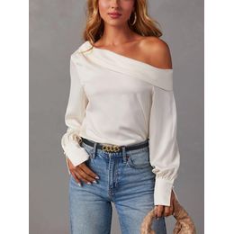Milan Kiss Bluse in Creme - 64% | Gr&ouml;&szlig;e S | Damen-blusen
