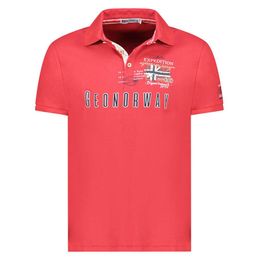 Geographical Norway Poloshirt "Kason" in Rot - 70% | Gr&ouml;&szlig;e 128 | Kinder-oberteile