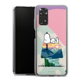 DeinDesign Xiaomi Redmi Note 11S Handy Silikon H&uuml;lle Case transparent Handyh&uuml;lle Official Licensed Product Peanuts Snoopy Silikon Case