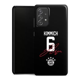 DeinDesign Galaxy A52s 5G Handy Premium Case Smartphone Handyh&uuml;lle Schutzh&uuml;lle gl&auml;nzend Kimmich Fc Bayern M&uuml;nchen Fcb Premium Case