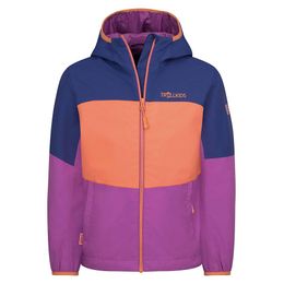 Trollkids Regenjacke "Bjordal" in Lila - 43% | Gr&ouml;&szlig;e 98 | Kinder-outdoor-jacken
