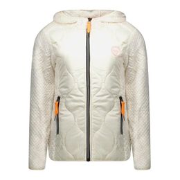 Geographical Norway Fleecejacke "Torsade" in Creme - 71% | Gr&ouml;&szlig;e L | Damenjacken