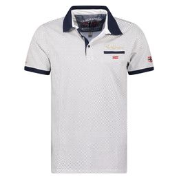Geographical Norway Poloshirt "Kingdom" in Wei&szlig; - 69% | Gr&ouml;&szlig;e 128 | Kinder-oberteile