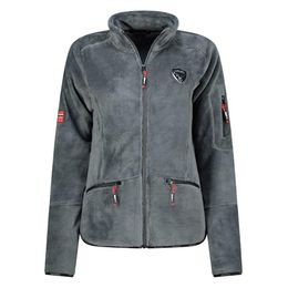 Geographical Norway Fleecejacke "Tisaline" in Anthrazit - 65% | Gr&ouml;&szlig;e S | Damenjacken