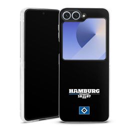 DeinDesign Galaxy Z Flip 7 FE Handy Hard Case Schutzh&uuml;lle transparent Smartphone Handy H&uuml;lle Official Licensed Product Hamburg Hsv Hard Case