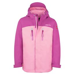 Trollkids 3in1-Regenjacke "Bryggen" in Rosa - 38% | Gr&ouml;&szlig;e 140 | Kinder-outdoor-jacken
