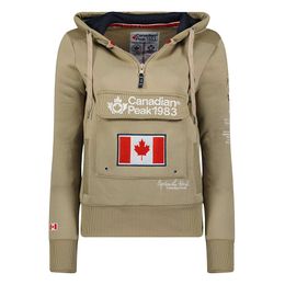 Canadian Peak Hoodie "Gyrelle" in Beige - 64% | Gr&ouml;&szlig;e L | Damen-sweatshirts-jacken