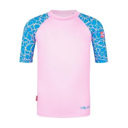 Trollkids Badeshirt "Haukland" in Rosa - 51% | Gr&ouml;&szlig;e 92 | Kinder-bademode