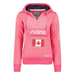 Canadian Peak Hoodie "Gyrelle" in Pink - 64% | Gr&ouml;&szlig;e XL | Damen-sweatshirts-jacken