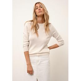 Just Cashmere Kaschmir-Pullover "Janice" in Wei&szlig; - 62% | Gr&ouml;&szlig;e XL | Damen-pullover-cardigans
