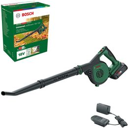Bosch Home and Garden Akku-Laubbl&auml;ser, B:13,9cm H:21,9cm L:85,7cm, schwarz, BOSCH HOME & GARDEN, Kunststoff, Laubsauger, "UniversalLeafBlower 18V-130", mit Akku 18V/2,5 Ah