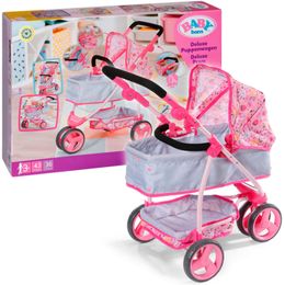 Baby Born Kinder Kombi-Puppenwagen "Deluxe Puppenwagen", bunt, Kunststoff, Metall, B:47cm H:30cm T:25cm, Puppenwagen