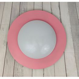 Niermann Deckenleuchte "Saturn, Kinderlampe, Kinderzimmer", 1, &Oslash; 53cm H: 10cm, 1 Stk., rosa, Wohnzimmer, Leuchten, E27 Fassung f&uuml;r einfachen