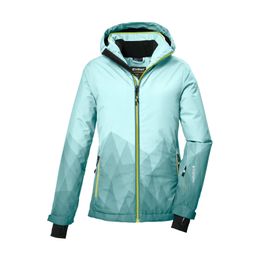 Killtec M&auml;dchen Skijacke "KSW 328 GRLS SKI JCKT", gr&uuml;n, Gr. 128, Oberstoff: 100% Polyester, Futter: 100% Polyester, Wattierung: 100% Polyester,