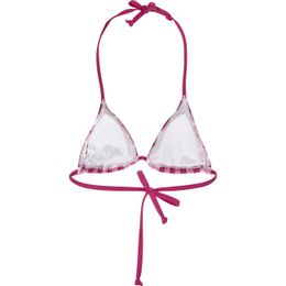 Urban Classics Damen B&uuml;gel-Bikini "Urban Classics Damen Ladies Check Bikini", pink, Gr. M, 88% Polyester, 12% Elasthan, Bikini-Sets
