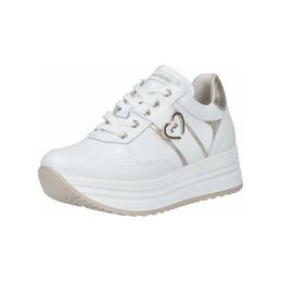 Nero Giardini Damen Plateausneaker "Nero Giardini Sneaker Lederimitat", Gr. 36, wei&szlig;, Lederimitat, Schuhe