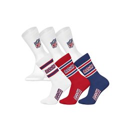 NFL Herren Kurzsocken "Socken NFL 6Pack Crew Socks 6er Pack", Gr. 39, bunt, Obermaterial: 58% Baumwolle CO. 39% Polyester PES. 3% Elasthan EL., Socken