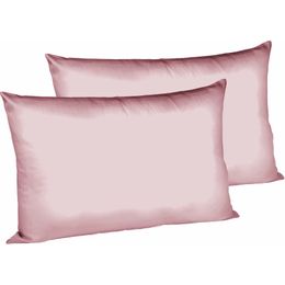 Kissenbez&uuml;ge Fleuresse, B:40cm L:60cm, rosa, Interlock-Jersey, Obermaterial: 100% Baumwolle, Kinderzimmer, Kissenbez&uuml;ge, "Colours", edler,