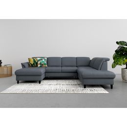 Sit & More Wohnlandschaft SIT & MORE, B:312cm T:224cm, grau, 98% Polyester, 2% Polyamid, Sofas, "Maggiore U-Form", wahlweise mit Kopfteilverstellung,