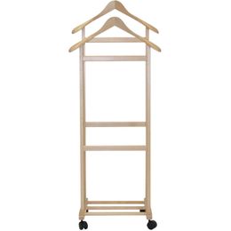 MAWA Herrendiener "Typ 3", B:43cm H:107cm T:35cm, beige, Schlafzimmer, Herrendiener
