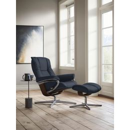Relaxsessel stressless, B:92cm H:103cm T:79cm, blau, Leder PALOMA: PALOMA ist ein durchgef&auml;rbtes Semianilin-M&ouml;belleder mit nat&uuml;rlicher Narbung.,