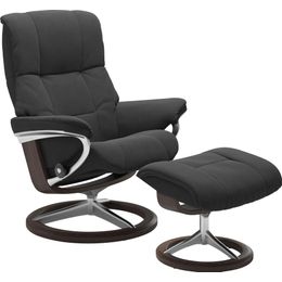 Relaxsessel stressless, B:83cm H:102cm T:74cm, grau, Leder BATICK: BATICK ist ein leicht korrigiertes, durchgef&auml;rbtes und genarbtes M&ouml;belleder, bei