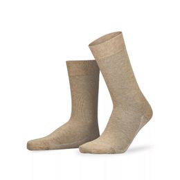 Hudson Damen Socken "DRY COTTON", Gr. 39beigemeliert, Baumwollmischung, Socken, Climate Sole, feuchtigkeitsregulierend und atmungsaktiv