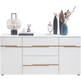 Essbank Innostyle, B:165cm H:82cm T:38cmwei&szlig;, ABS-Kunststoff, Holzwerkstoff, MDF, K&uuml;che, Sitzb&auml;nke, "Memphis Sitzbank, 130x49x40cm (B/H/T)", 2