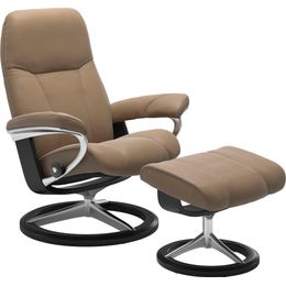 Relaxsessel stressless, B:78cm H:97cm T:70cm, braun, Leder BATICK: BATICK ist ein leicht korrigiertes, durchgef&auml;rbtes und genarbtes M&ouml;belleder, bei