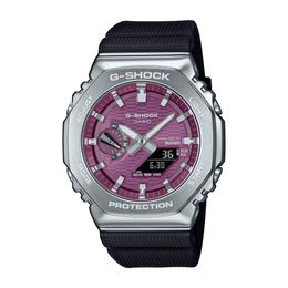 Casio G-SHOCK Herren Smartwatchschwarz, beere, silberfarben, schwarz, Smartwatches, Armbanduhr, Herren,Bluetooth, Solarbetrieb, Flight Log Memory