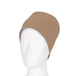 TRIGEMA Jungen Strickm&uuml;tze "TRIGEMA Soft-Cap", braun, Baumwollmischung, M&uuml;tzen