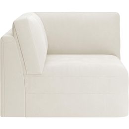 Sofa-Eckelement Home Affaire, B:105cm H:87cm T:105cm, beige, 100% Polyester, Polsterelemente, "Innovid", Modernes Modul-Polsterprogramm