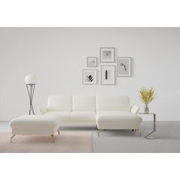 Sit & More Ecksofa SIT & MORE, B:253cm H:84cm T:165cm, beige, Wohnzimmer, Sofas, "Fashion L-Form", wahlweise mit Kopfteilverstellung, Vorziehsitz, motorisch,