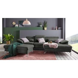 Sit & More Polsterhocker SIT & MORE, B:138cm H:46cm T:71cm, grau, Hocker, "Scorpio", inklusive Federkern
