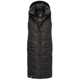 Navahoo Damen Steppweste "Brezelchen", schwarz, Gr. L, Oberstoff: 100% Polyester. Futter: 100% Polyester. Wattierung: 100% Polyester, Westen, Warme,