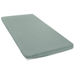 Spannbettlaken OTTO HOME, B:120cm L:200cmjade, Jersey, Obermaterial: 100% Baumwolle, Bettlaken, "Physalis Topper COMFORT", Baumwolle, Matratzen bis