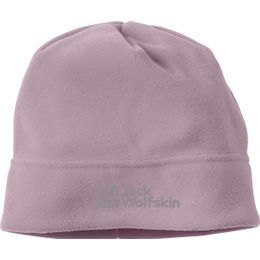 Jack Wolfskin Herren Beanie "REAL STUFF BEANIE", lila, Obermaterial: 100% Polyester, M&uuml;tzen