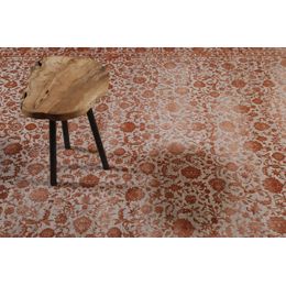 Teppich Esprit, B:160cm H:7mm L:230cmterracotta braun, Viskose, Wohnzimmer, Teppiche, "Florida", Kurzflorteppich, gewebt, Vintage, retro, edel,