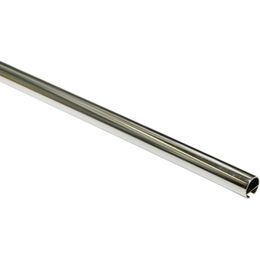 Gardinenstange Gardinia, L:120cm &Oslash;:20mm, grau, Metall, Wohnzimmer, Gardinenstangen, "Innenlauf I", Serie Einzelprogramm Chicago &Oslash; 20 mm, ohne Zubeh&ouml;r