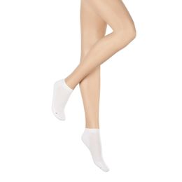 Hudson Damen Sneakersocken "AIR PLUSH", Gr. 35, wei&szlig;, Baumwollmischung, Socken, super weicher Laufkomfort, Links/-Rechtsmarkierung