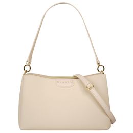 Bugatti Damen Umh&auml;ngetasche "LEAH"beige, Polyurethan (PU), unifarben, Taschen
