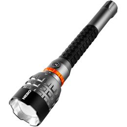 LED Taschenlampe NEBO, H:35cm L:6,5cm T:6,5cmgrau, Aluminium, Mobilleuchten, "NEBO DAVINCI 18000"
