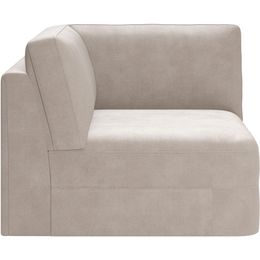 Sofa-Eckelement Home Affaire, B:105cm H:87cm T:105cm, grau, 100% Polyester, Polsterelemente, "Innovid", Modernes Modul-Polsterprogramm