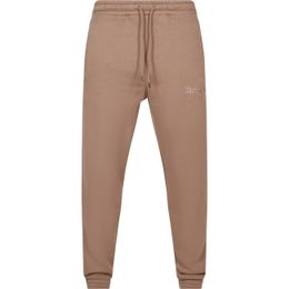 DROPSIZE Herren Jogginghose "Dropsize Herren Embo V2 Jogger"braun, Gr. S, unifarben, 70% Baumwolle, 30% Polyester, Hosen