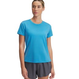 Under Armour Damen Laufshirt "UA LAUNCH SHORTSLEEVE", blau, Gr. XS, Web, Obermaterial: 100% Polyester, Shirts