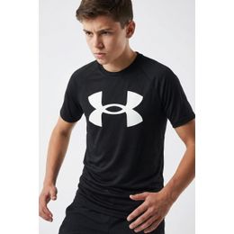 Under Armour Kinder Trainingsshirt "UA TECH BIG LOGO SS"schwarz,, wei&szlig;, Gr. M, Obermaterial: 100% Polyester, Shirts, atmungsaktiv, schnell trocknend,