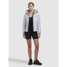 Khujo Damen Steppjacke "VRONI", lila, Gr. S, Crinkleoptik, Web, 100% Nylon, Jacken