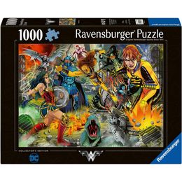 Ravensburger Kinder Puzzle "Collector's Editon, DC, Wonder Woman", bunt, Pappe, B:70cm H:50cm, Puzzles, Made in Germany